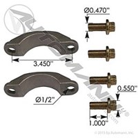 AUT7522507018 - 2 straps et 4 bolts pour joint spl250 | Macpek