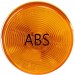 TRL10212Y - 2-1/2" round incand. amber marker abs logo | Macpek